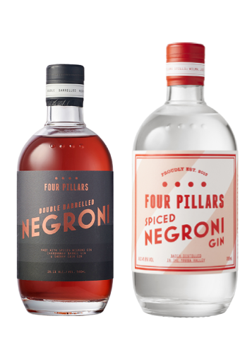 The Negroni Gin & ready-to-drink Negroni Bundle – Four Pillars Gin