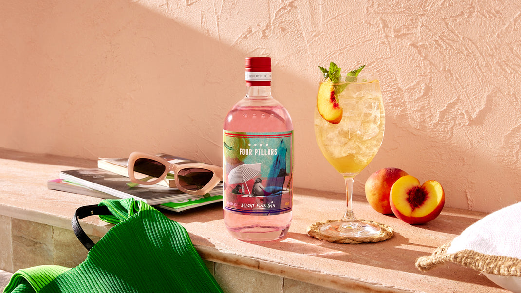 Four Pillars Gin | Afloat Pink Gin 2023 | Ap-peach-iation Spritz ...