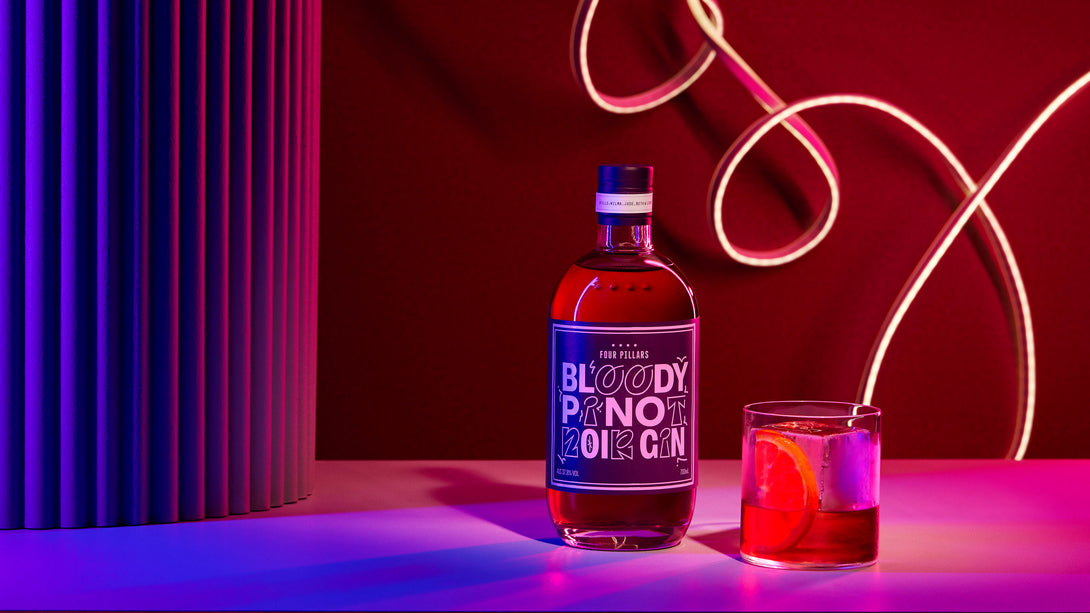 Four Pillars Gin | Bloody PInot Noir Gin On the Rocks Recipe