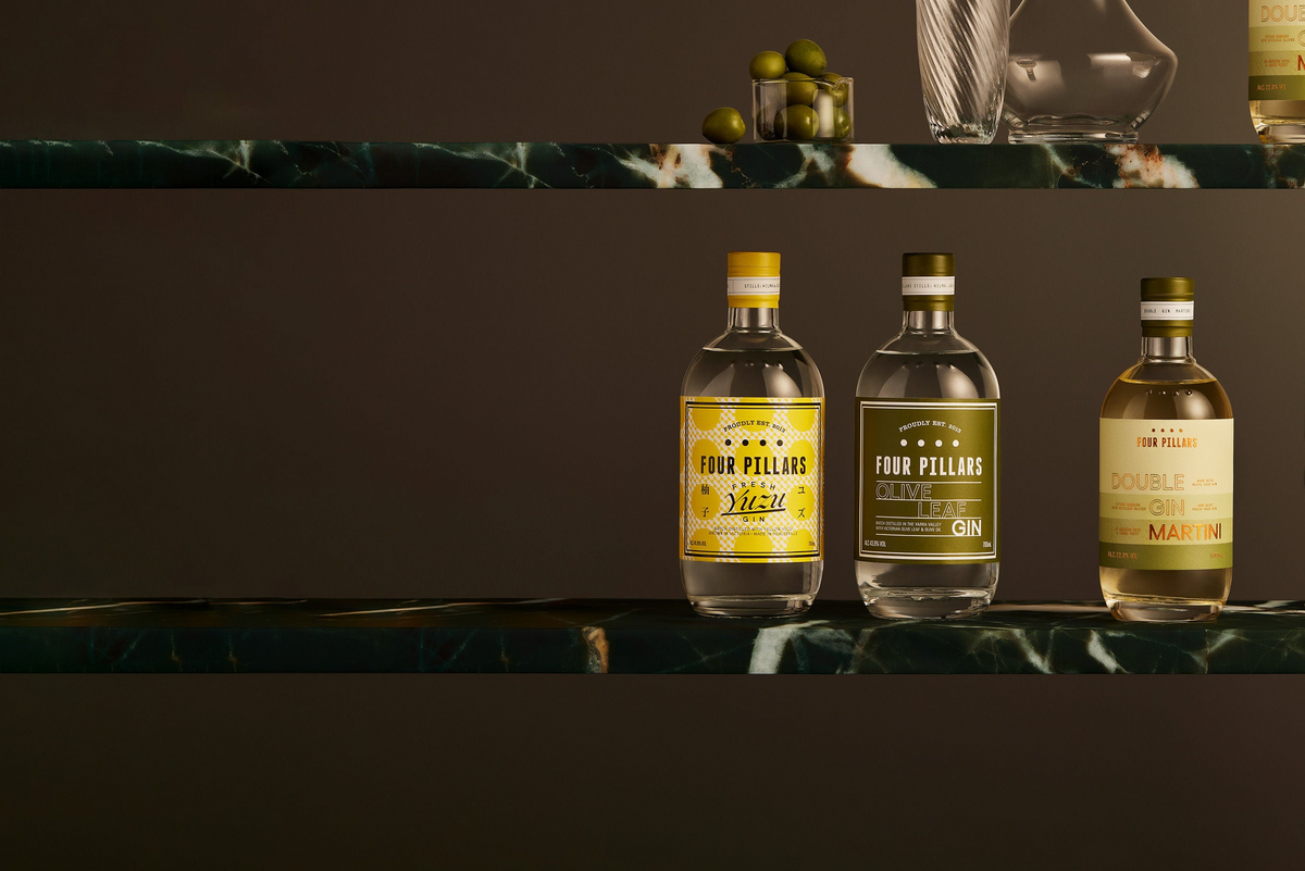 A Ready-to-Drink Gin Martini | Olive Leaf & Fresh Yuzu Gin Blend – Four ...