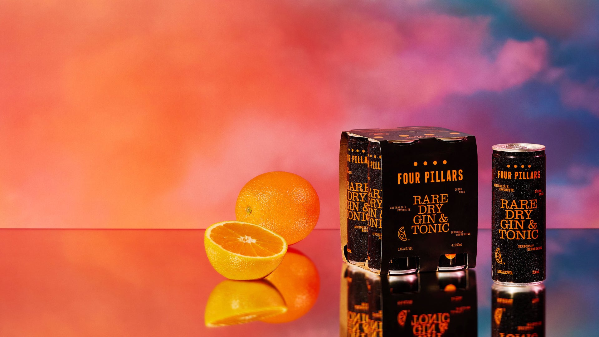 Buy Rare Dry Gin & Tonic 4 Pack RTD online | Four Pillars Gin