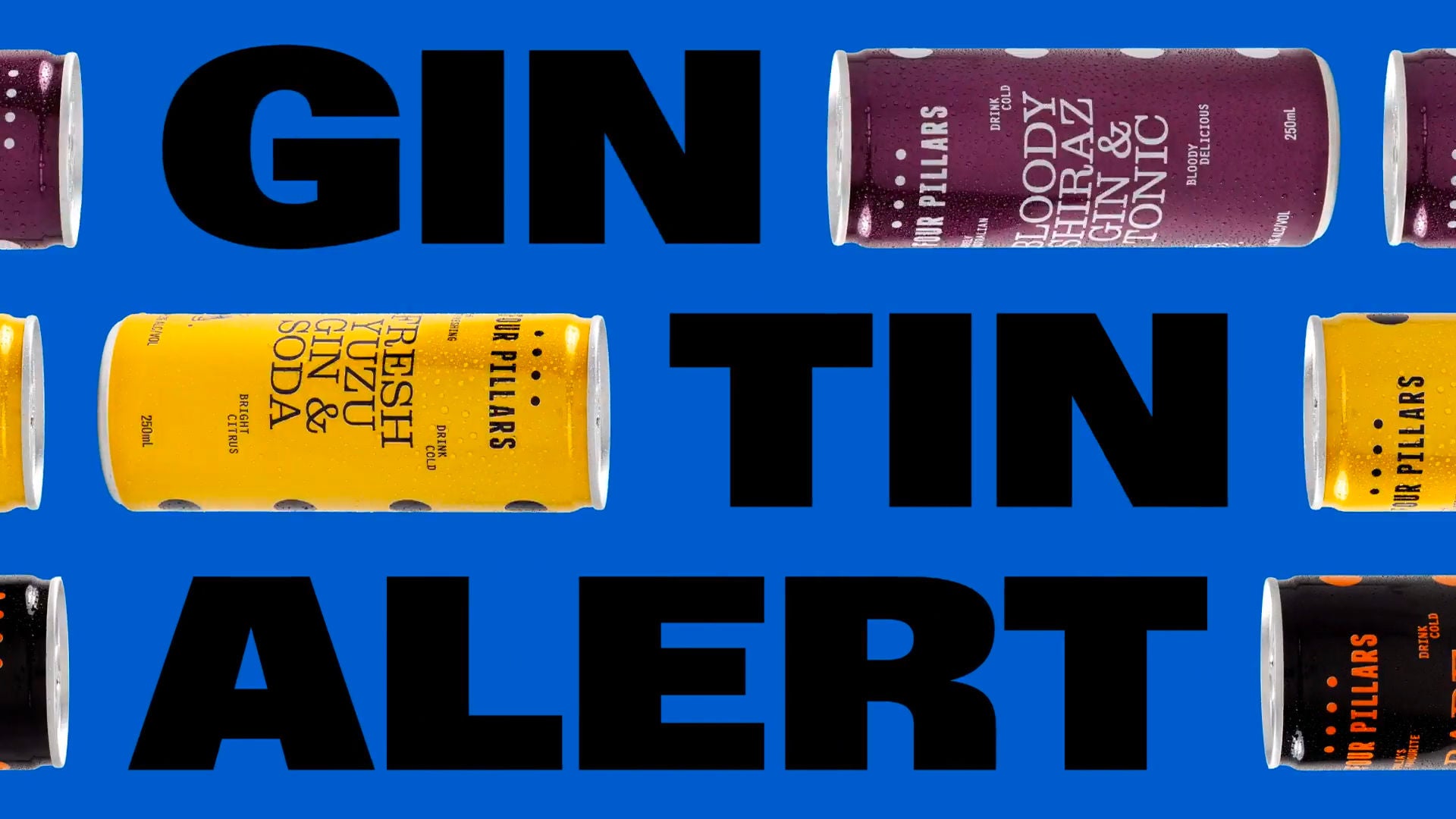 Buy Navy Strength Gin & Ginger RTD 4 Pack online | Four Pillars Gin